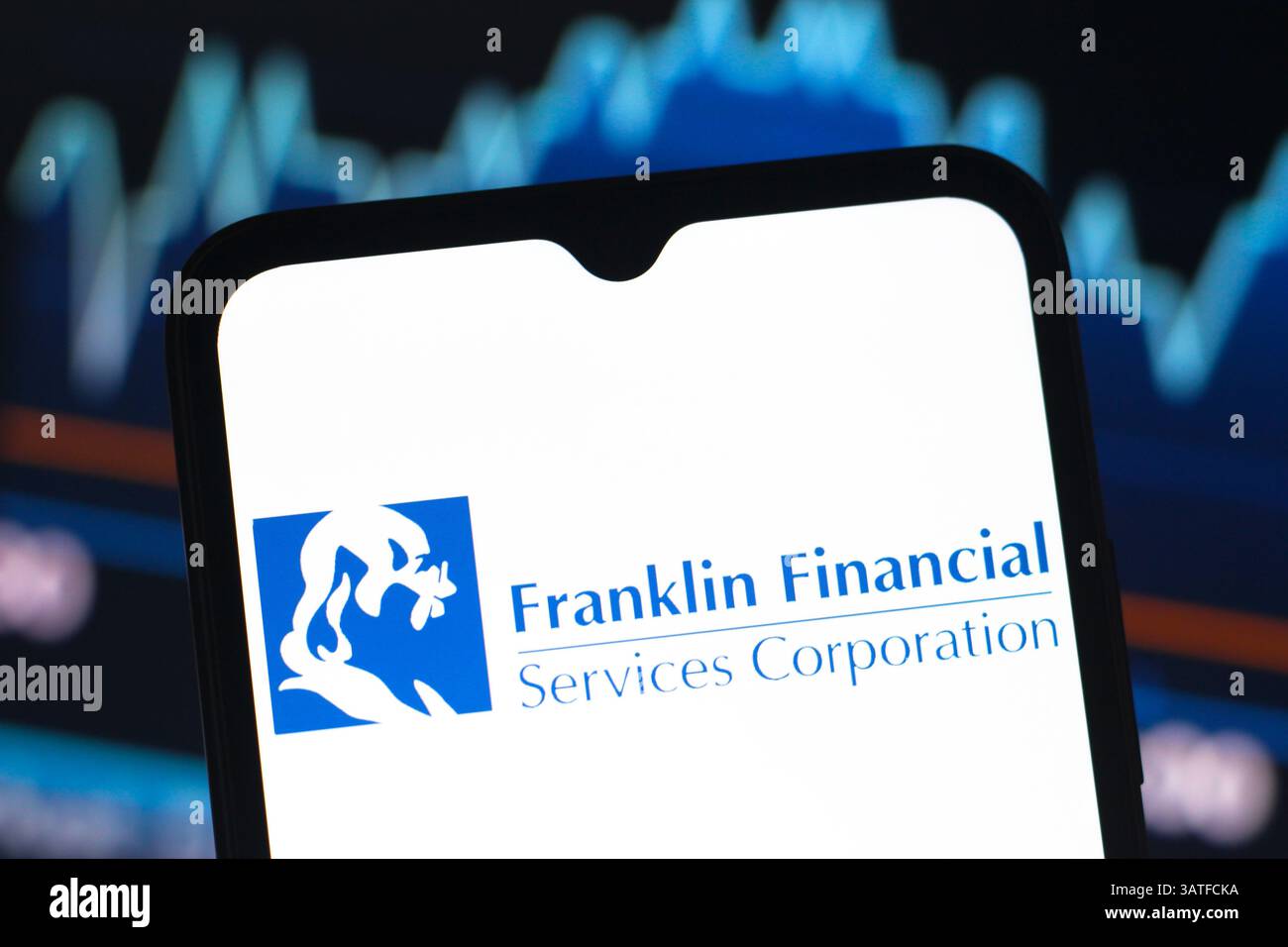 April 18, 2025: In this photo illustration, the Franklin Financial ...