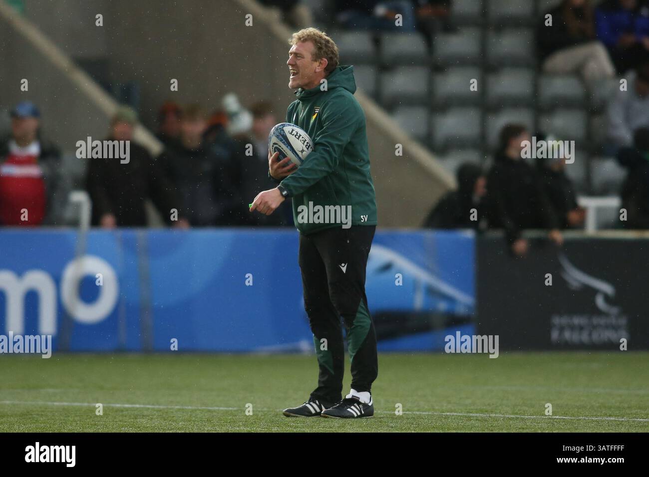 Northampton Saint's Head Coach Sam Vesty during the Gallagher ...