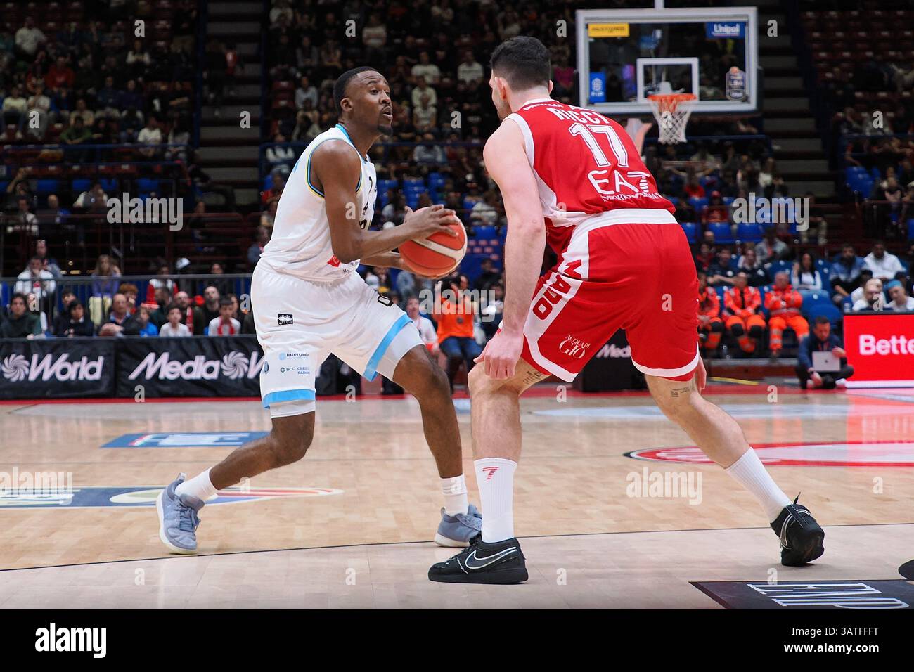 Semaj Christon (Vanoli Basket Cremona) during EA7 Emporio Armani Milano ...
