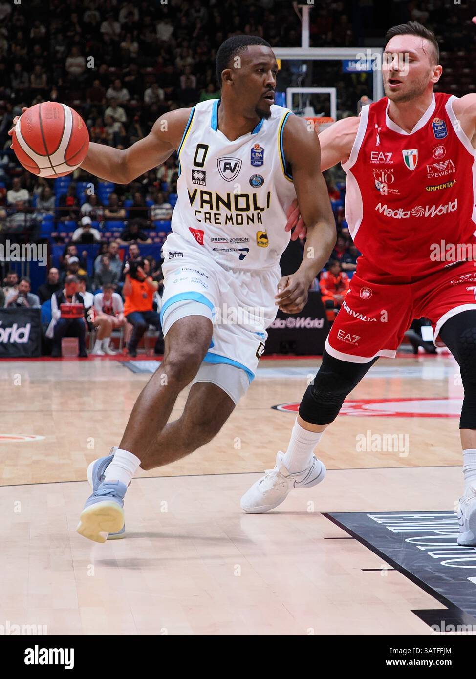 Semaj Christon (Vanoli Basket Cremona) during EA7 Emporio Armani Milano ...