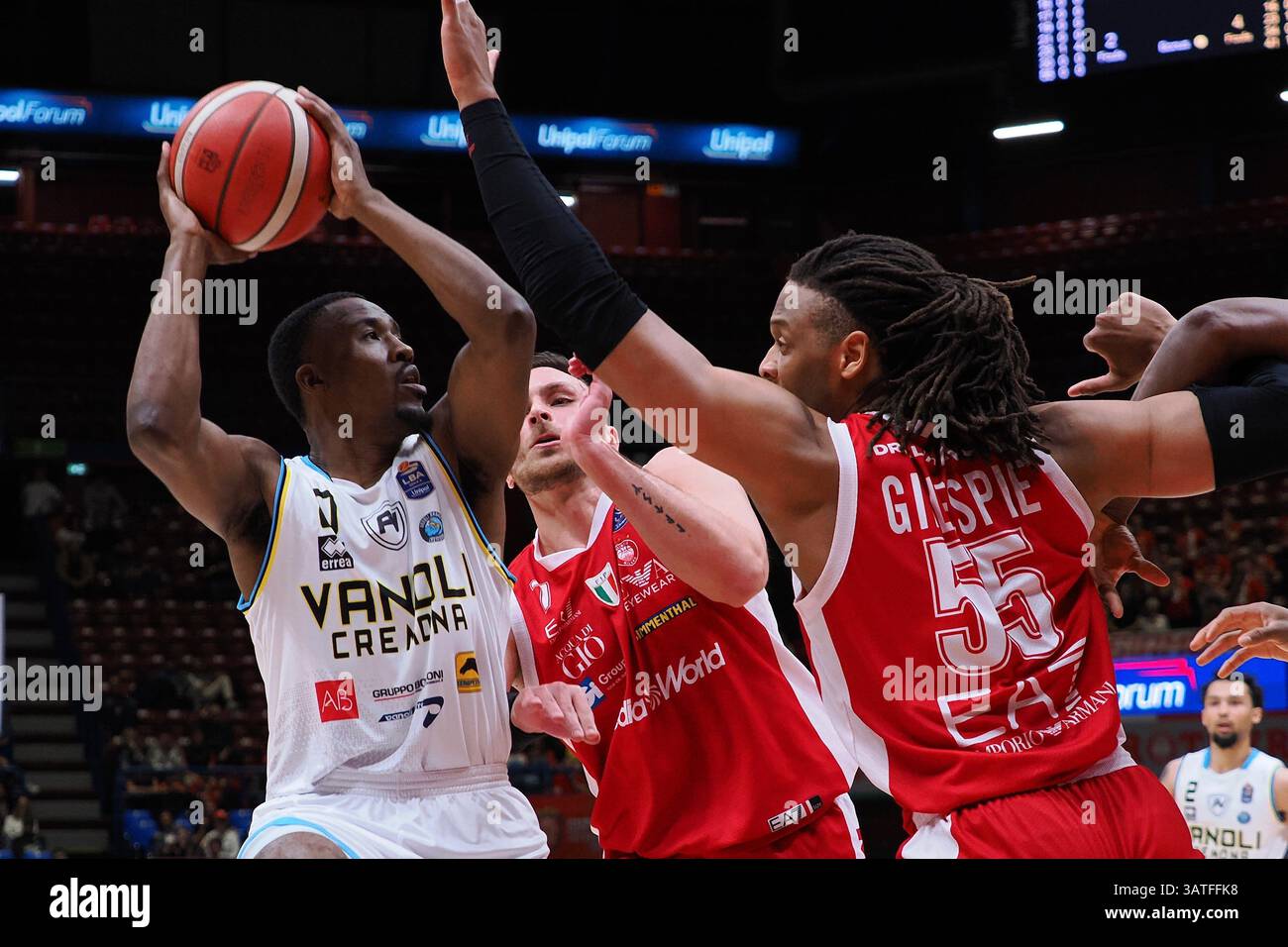 Semaj Christon (Vanoli Basket Cremona) during EA7 Emporio Armani Milano ...