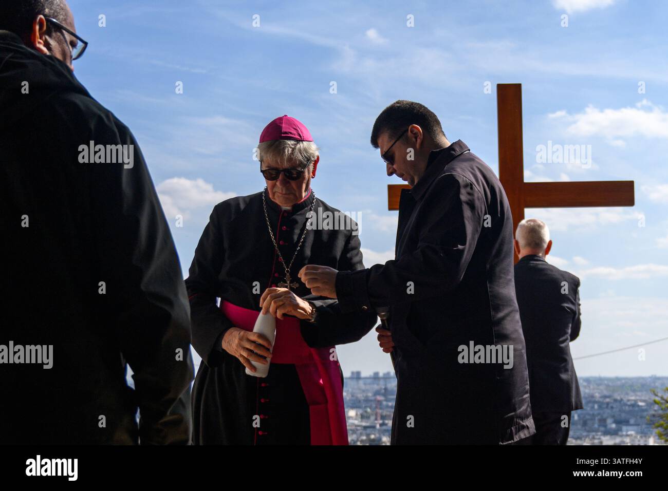 Paris, France. 18th Apr, 2025. Way of the Cross of the Archbishop of ...