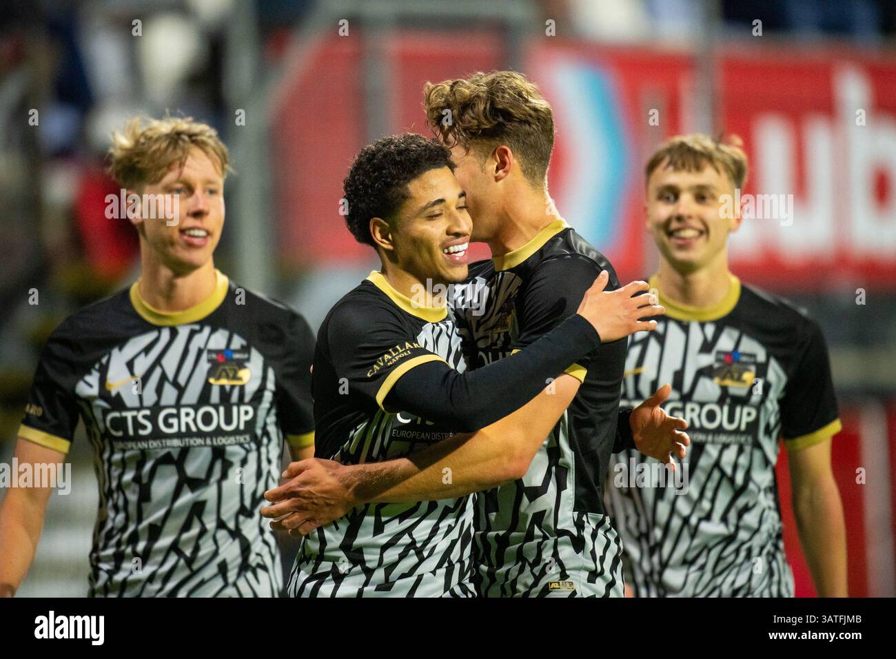 Emmen, Netherlands. 18th Apr, 2025. EMMEN, Stadium Oude Meerdijk, 18-04-2025, season 2024/2025 ...