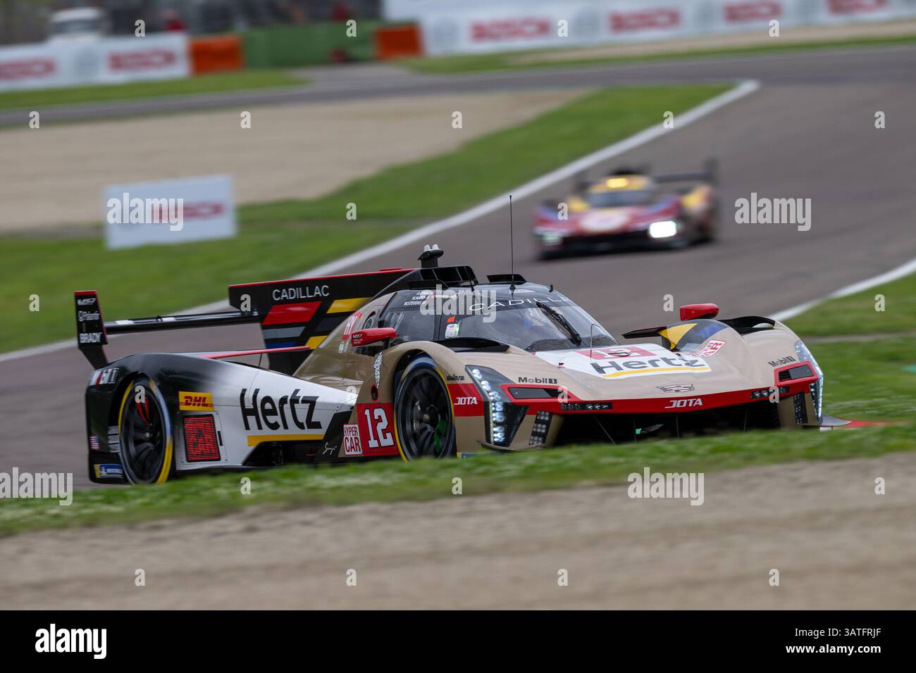 Imola, Italy. 18 April, 2025. CADILLAC HERTZ TEAM JOTA #12 HYPERCAR ...