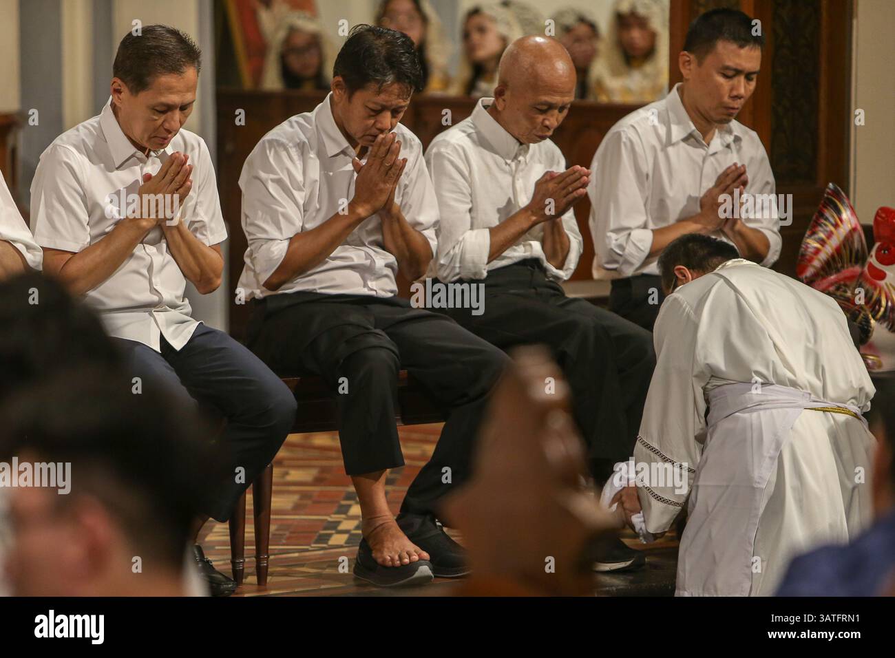 Central Jakarta, Jakarta, Indonesia. 17th Apr, 2025. Father Albertus ...