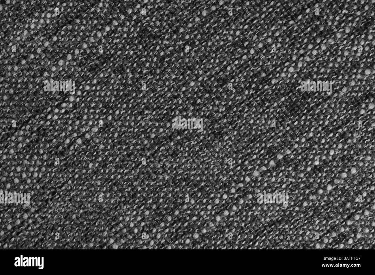 Black Jacquard fabric with large loose diagonal woven, coarse weave texture upholstery cloth ...