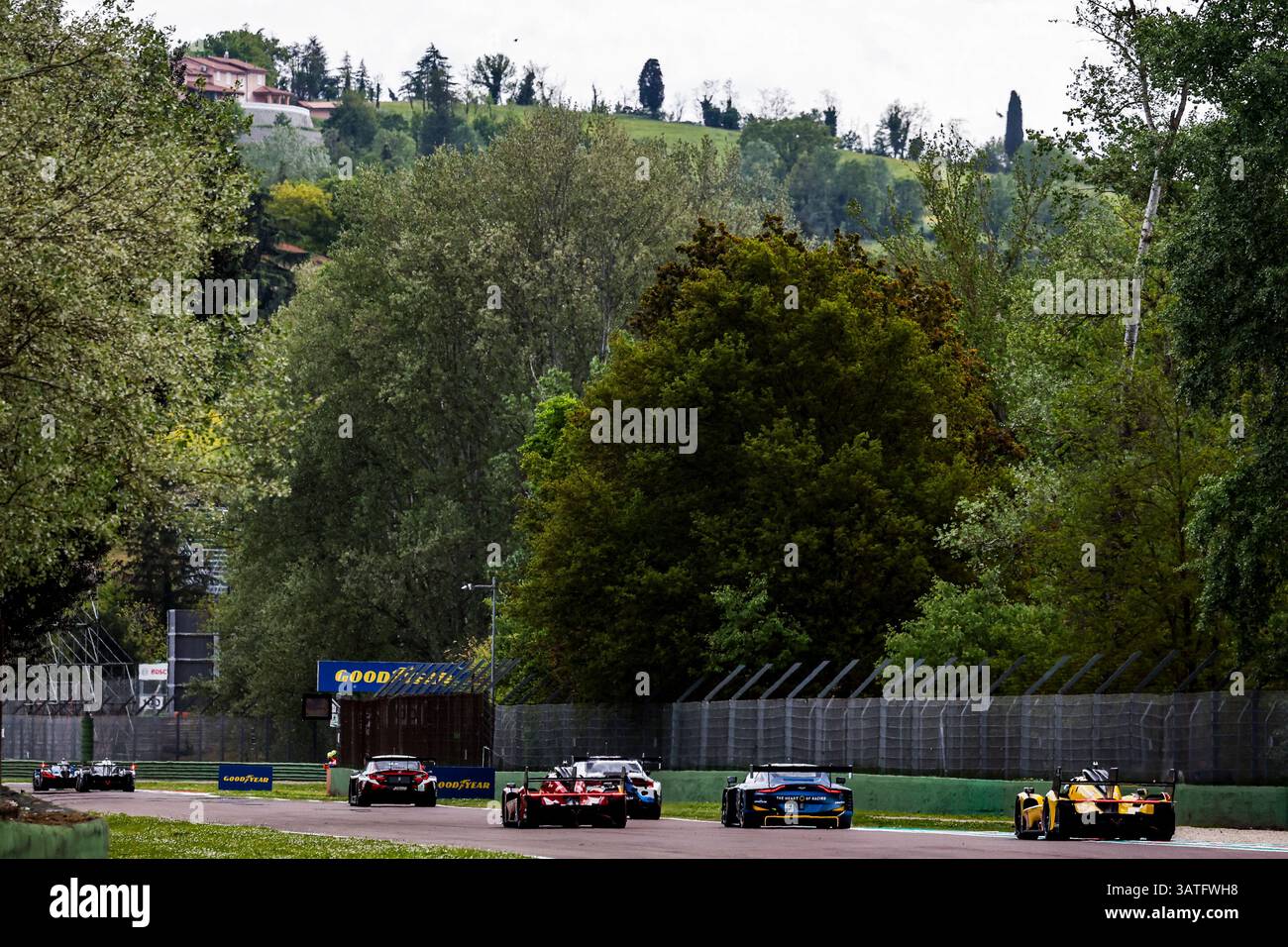 Imola, Italie. 18th Apr, 2025. 83 HANSON Phil (gbr), KUBICA Robert (pol ...