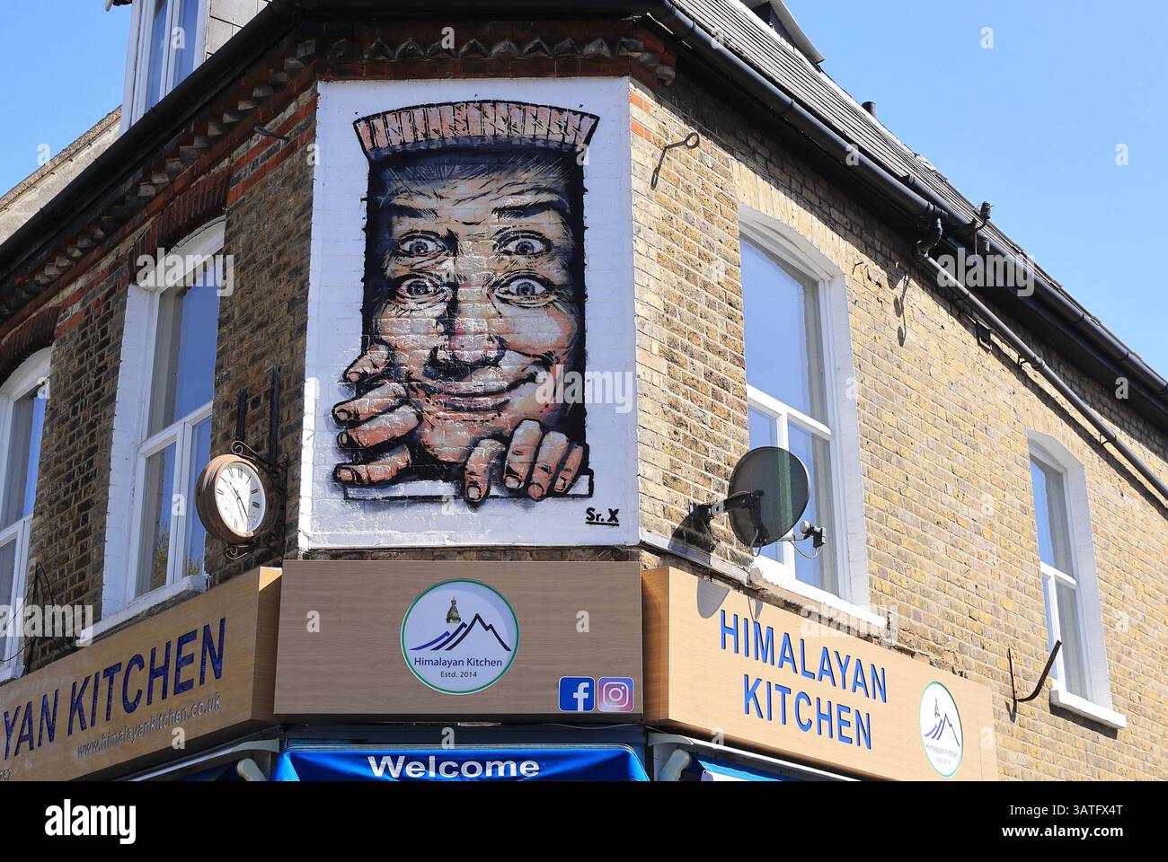 Creative street art in Penge SE20, London, UK Stock Photo - Alamy