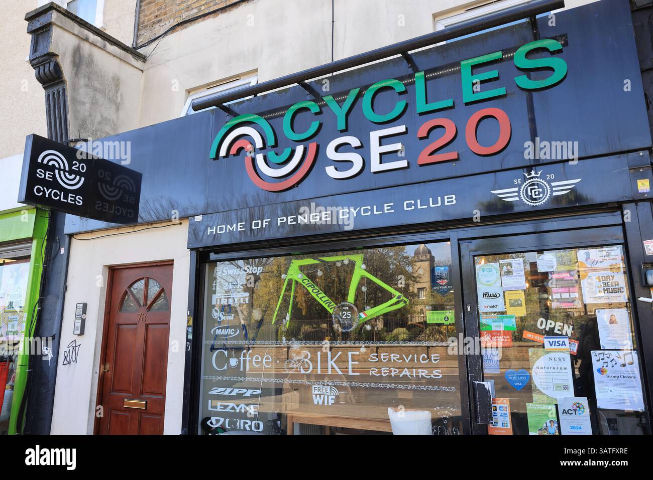 SE20 cycles, local bike shop, cafe & community hub on the High Street in Penge, SE London, UK ...