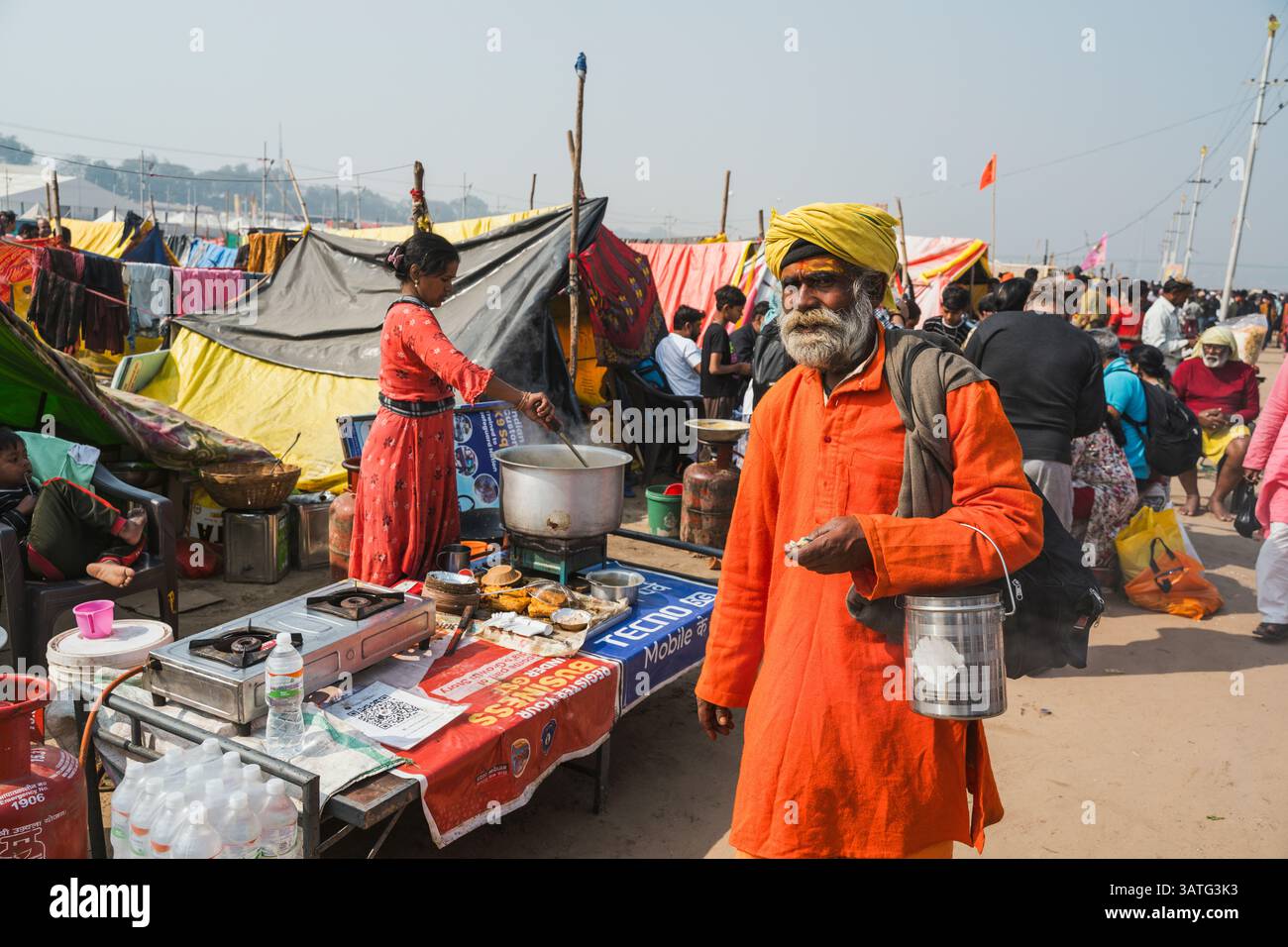 Kumbh Mela 2025: The Sacred Goes Viral. Walking Among the Food Stalls ...