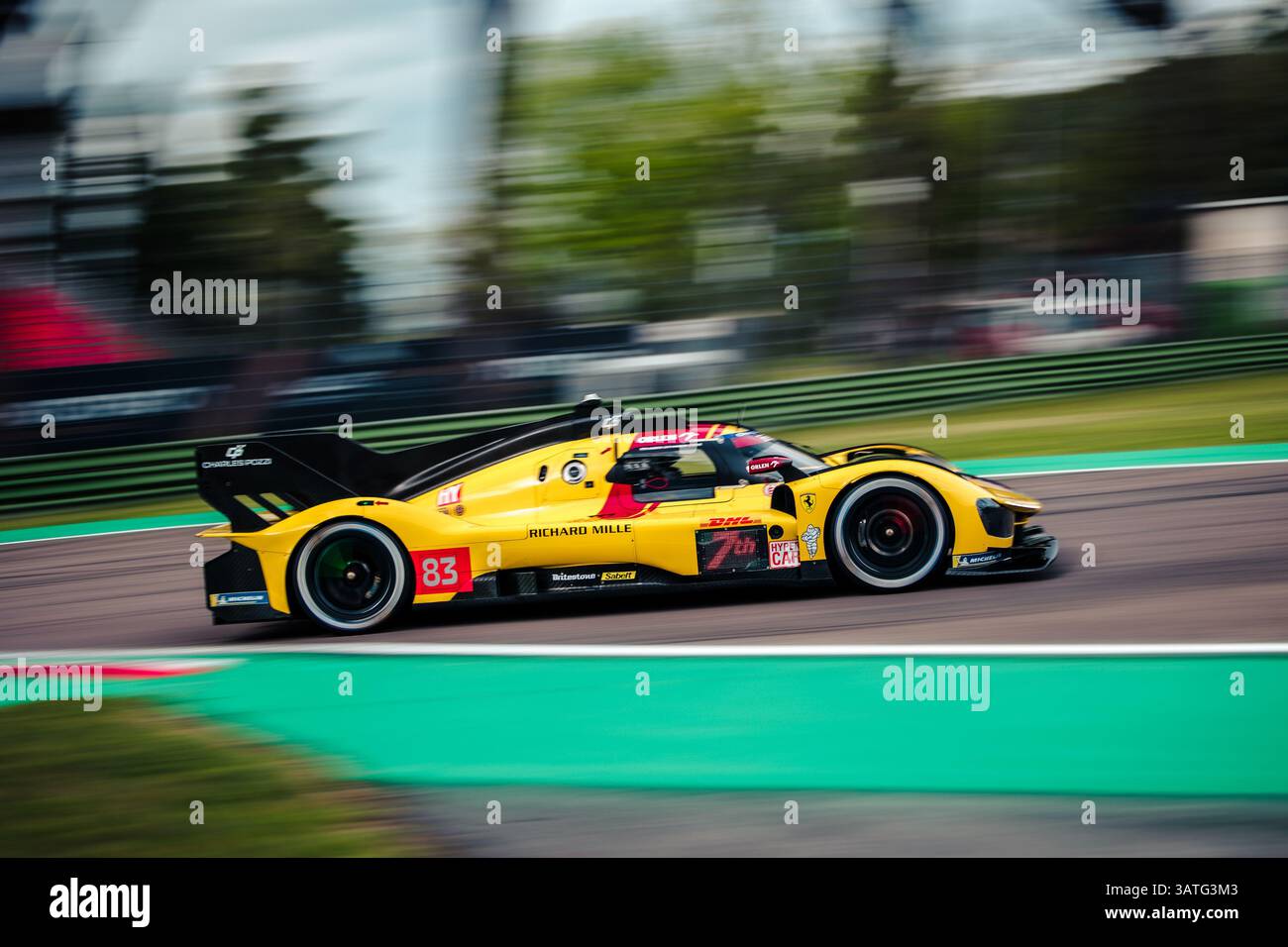 The #83 AF Corse Ferrari 499P of Robert Kubica (POL), Yifei Ye (CHN) and Philip Hanson (GBR ...