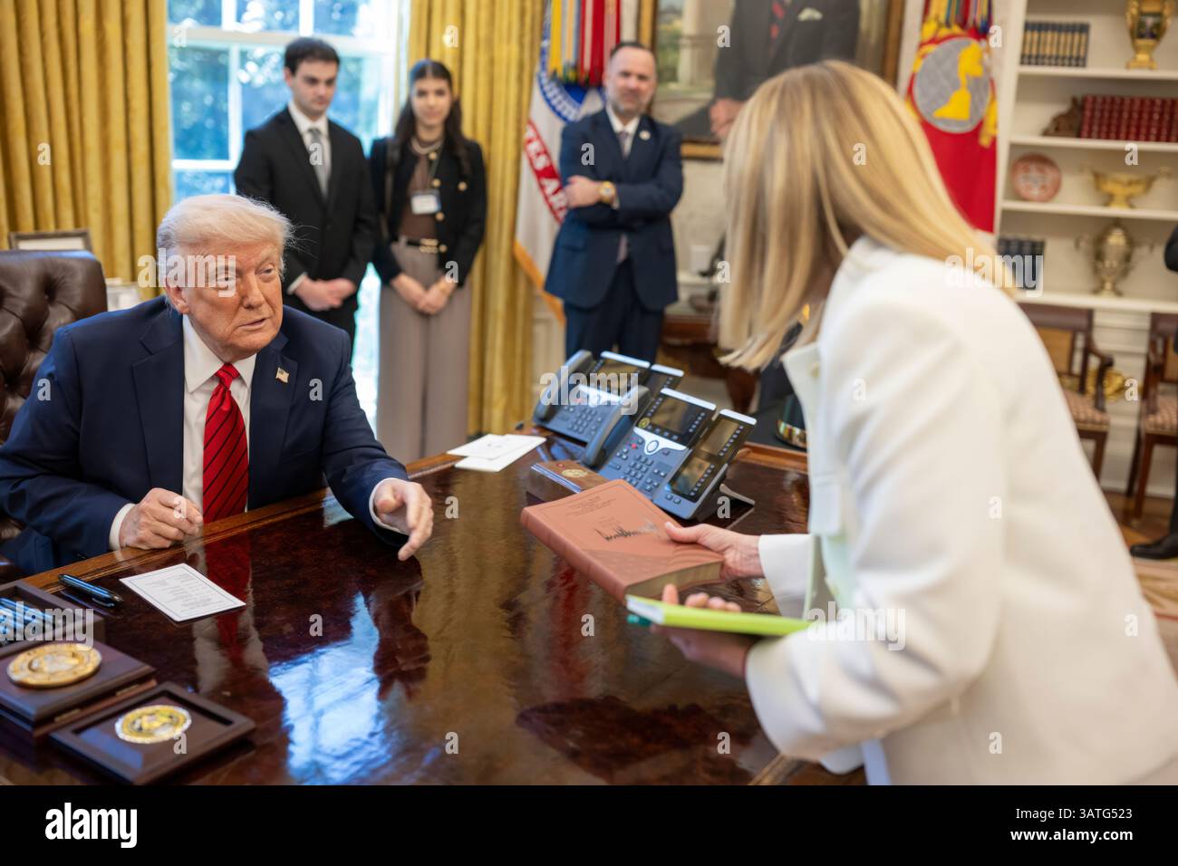 President Donald Trump holds a bilateral meeting with Prime Minister ...