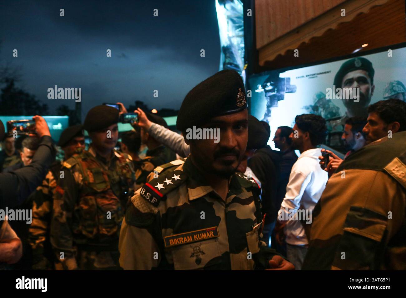 Indian Border Security Force (BSF) soldiers arrive to watch the ...