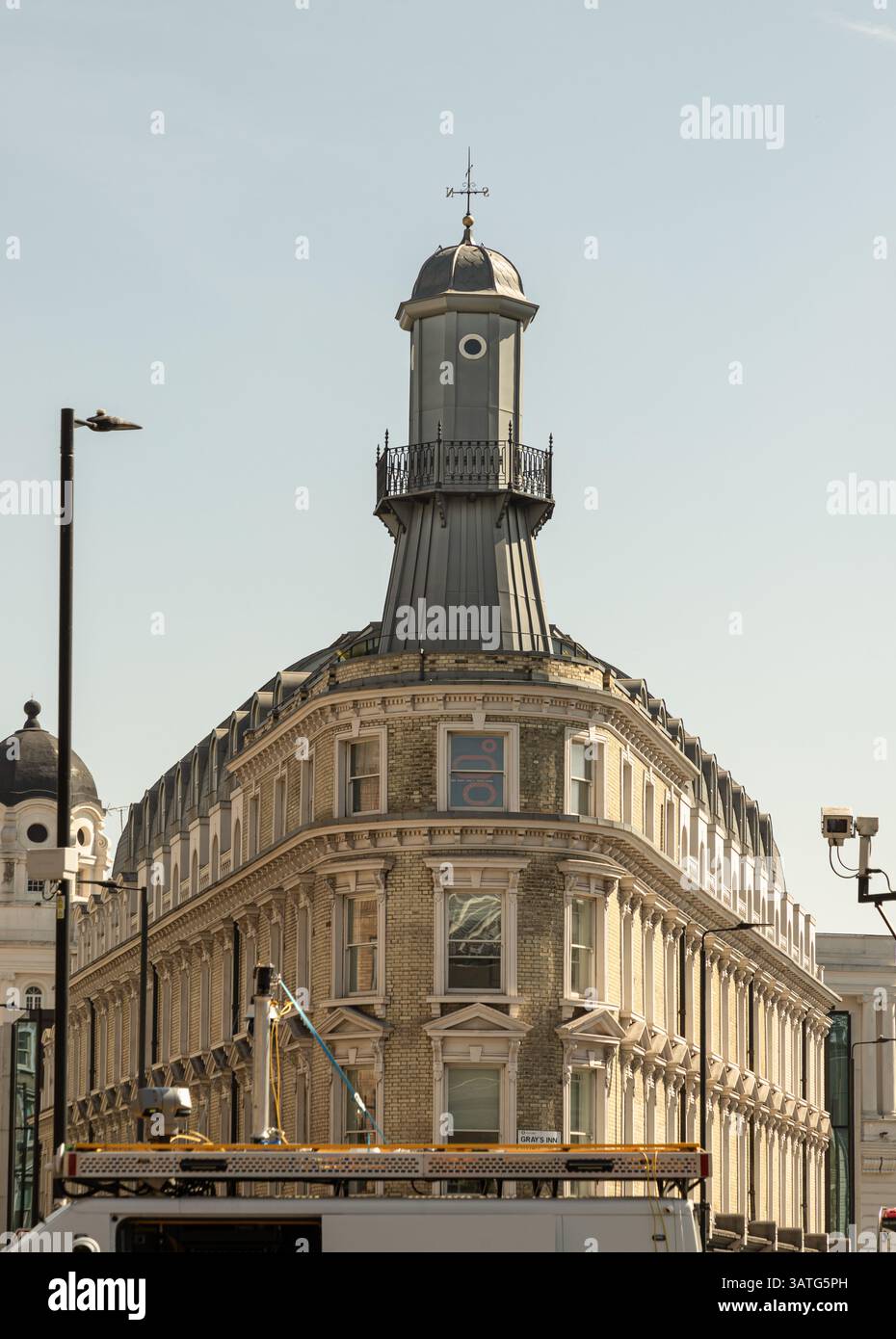London, UK - Apr 11, 2025 - Lighthouse Building is the lead clad tower ...