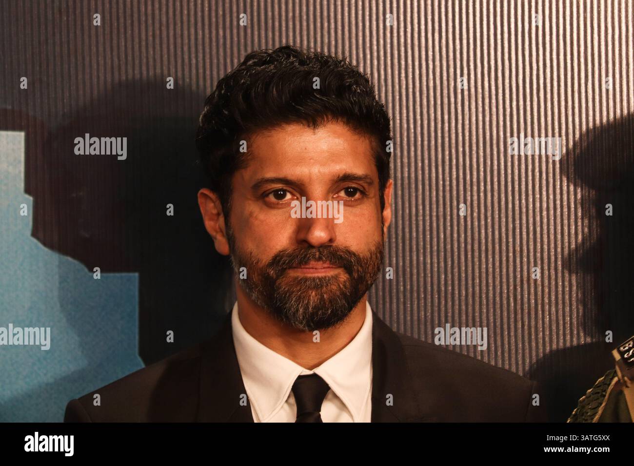Indian Bollywood actor Farhan Akhtar attends the screening of the movie ...