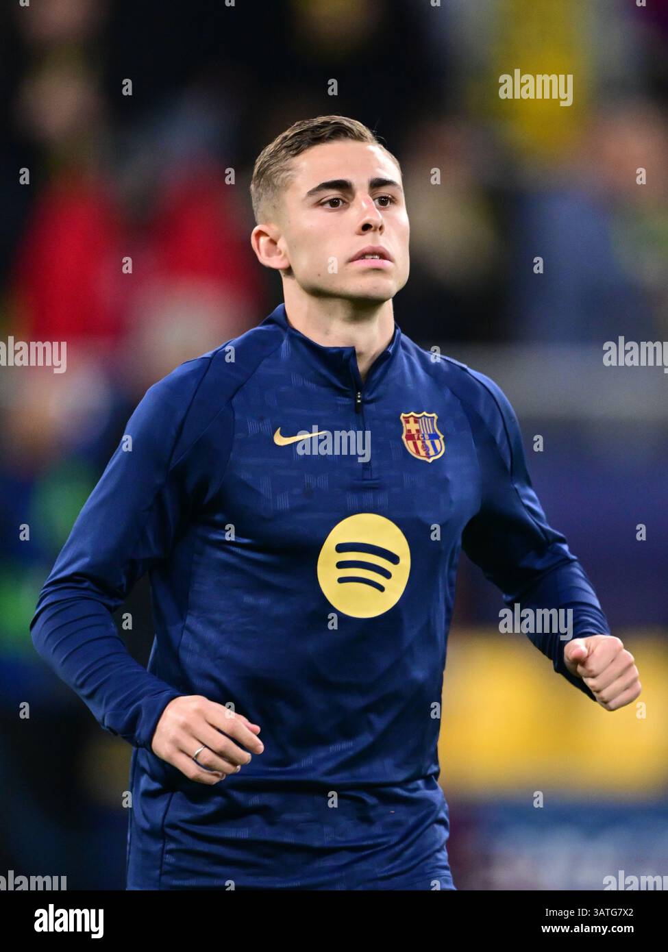 DORTMUND - Fermin Lopez of FC Barcelona during the quarterfinal ...