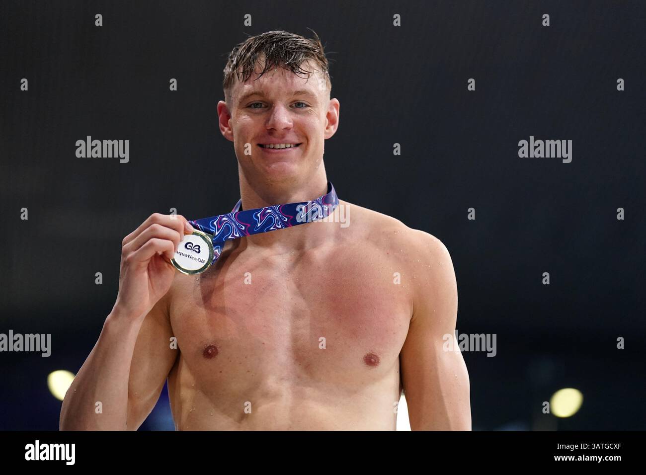 Oliver Morgan after the Men's 50m Backstroke on day four of the ...