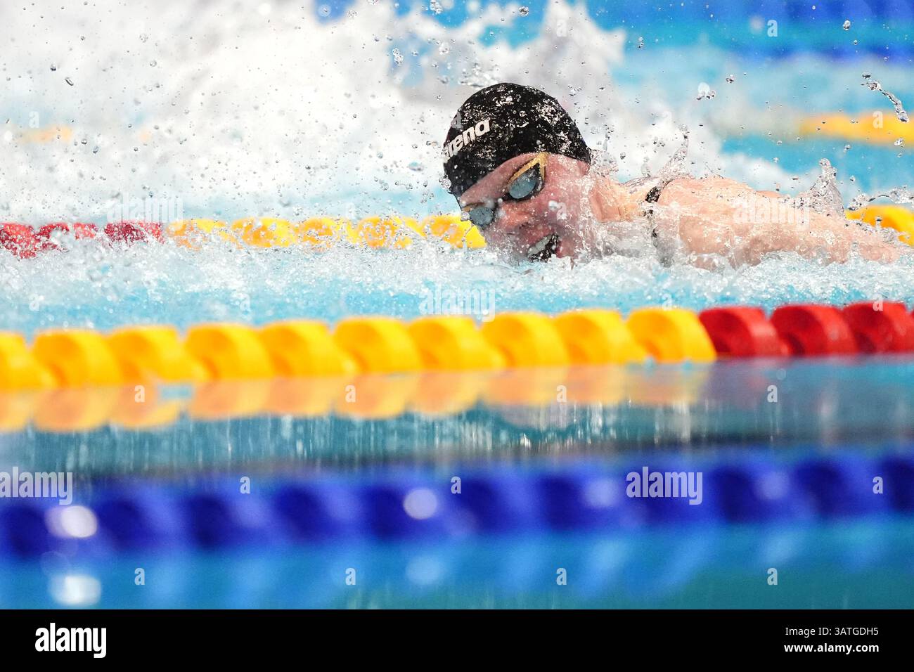 Laura Stephens during the Women's 50m Butterfly on day four of the ...