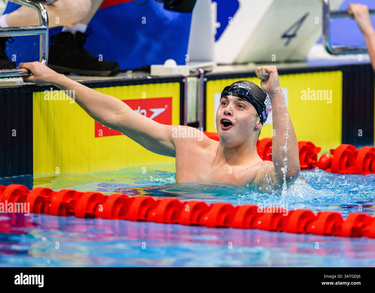 LONDON, UNITED KINGDOM. 18 April, 25. Matthew Ward celebrates for ...