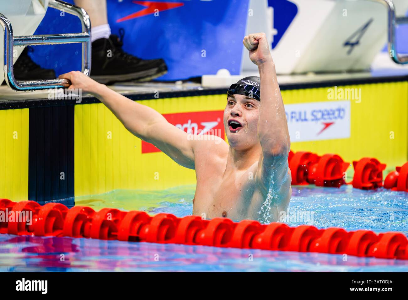 LONDON, UNITED KINGDOM. 18 April, 25. Matthew Ward celebrates for ...