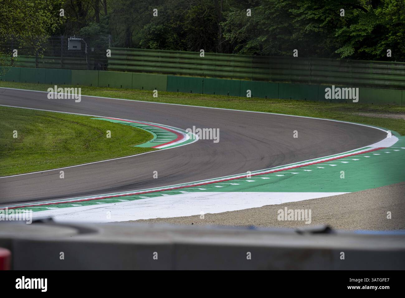 Imola, Italy. 18th Apr, 2025. Acque Minerali lines during WEC - 6 Hours ...