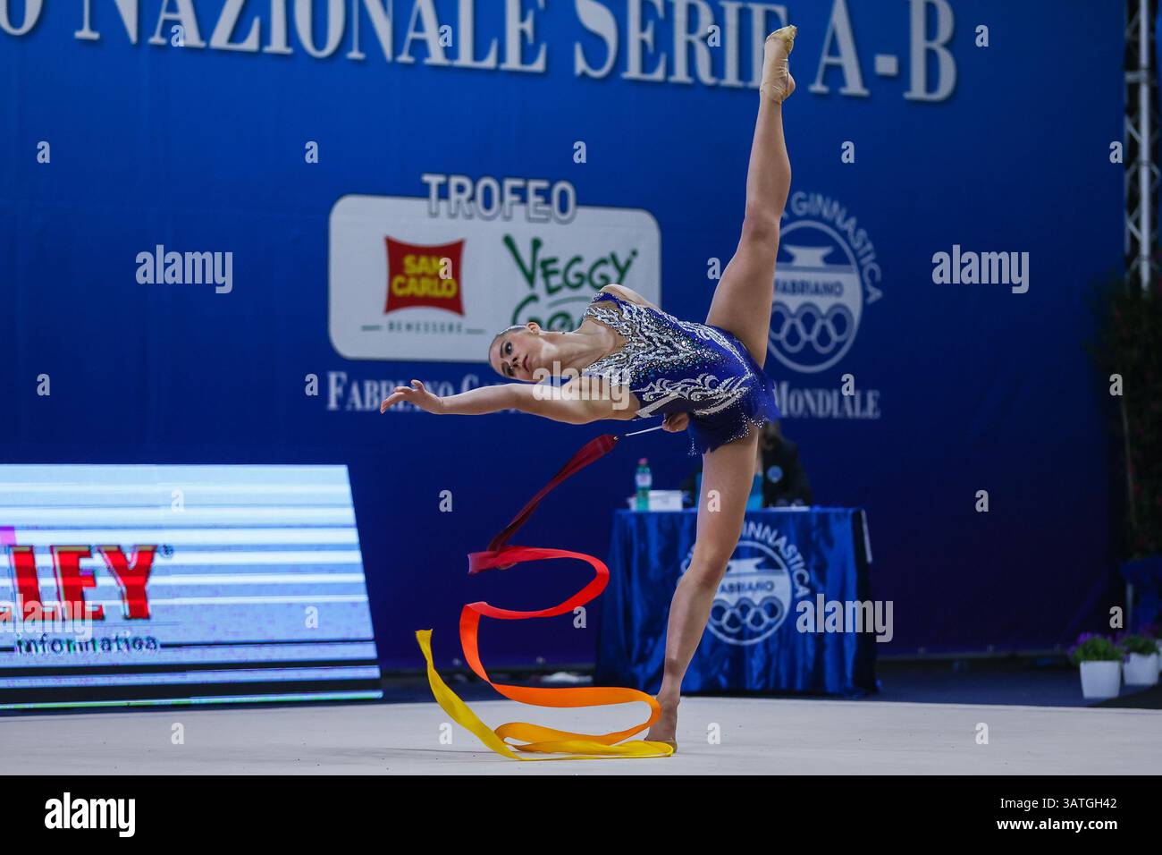 Fanni Pigniczki of Forza e Coraggio Milano seen during Rhythmic ...