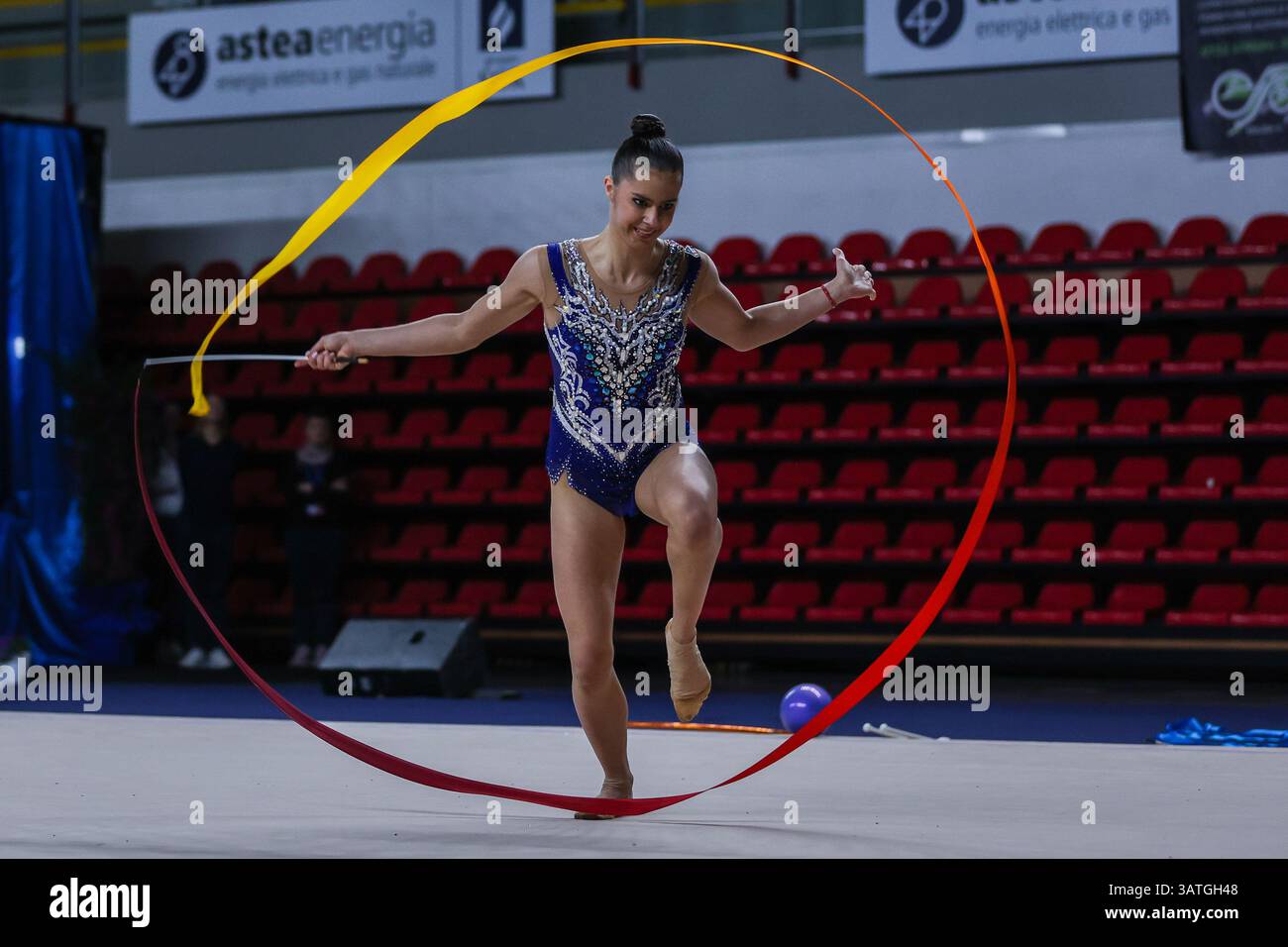Fanni Pigniczki of Forza e Coraggio Milano seen during Rhythmic ...