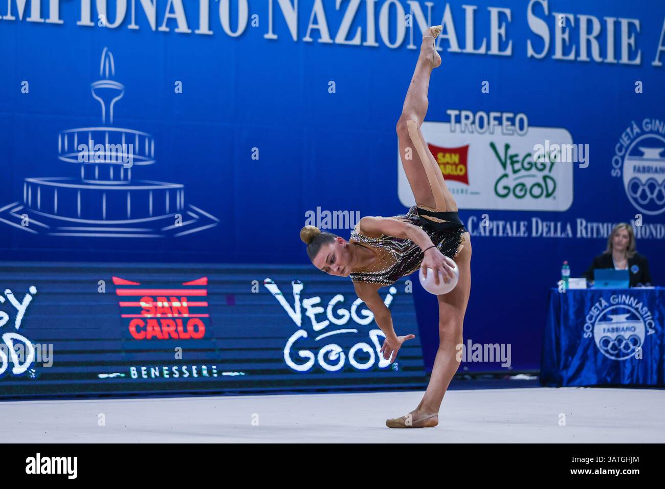 Tara Dragas of A.S. Udinese seen during Rhythmic Gymnastics FGI Serie A ...