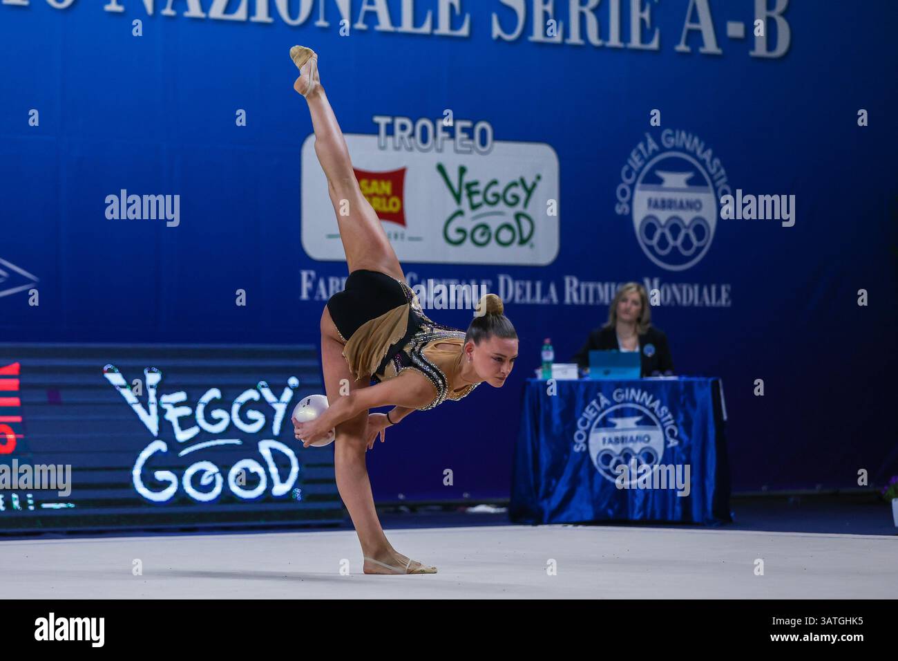 Tara Dragas of A.S. Udinese seen during Rhythmic Gymnastics FGI Serie A ...