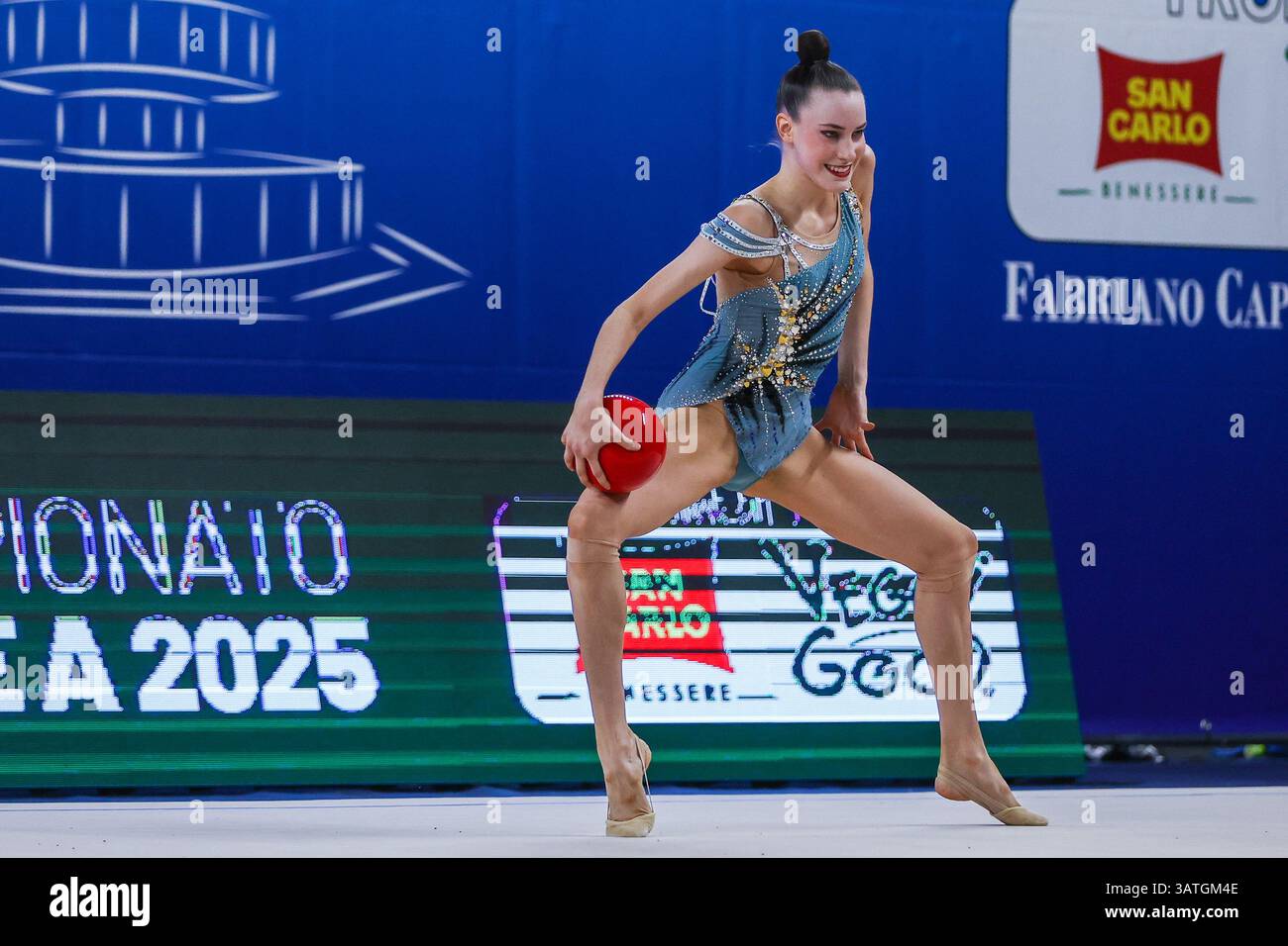 Darja Varfolomeev of Raffaelo Motto Viareggio seen during Rhythmic ...