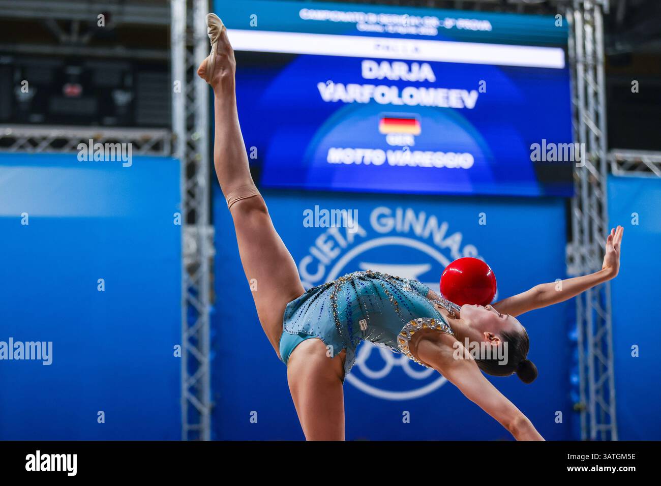 Darja Varfolomeev of Raffaelo Motto Viareggio seen during Rhythmic ...