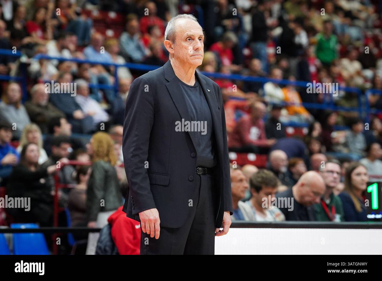 Head Coach Ettore Messina (EA7 Emporio Armani Olimpia Milano) Credit ...