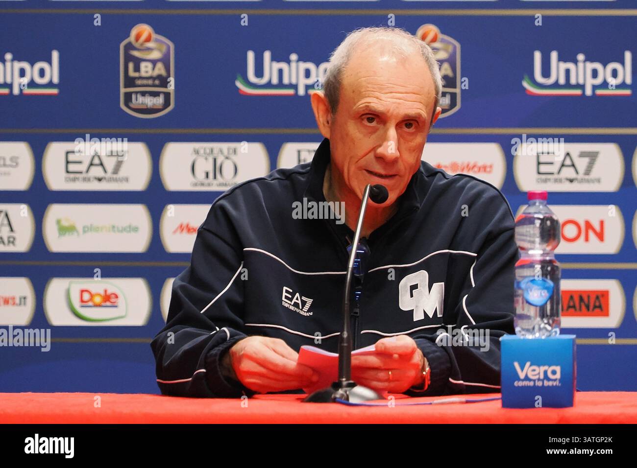 Ettore Messina, head coach EA7 Emporio Armani Olimpia Milano during EA7 ...