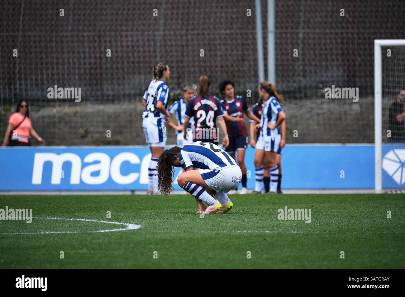 Zubieta, Gipuzkoa, Spain - 18th April 2025: Emma Ramírez of Real ...