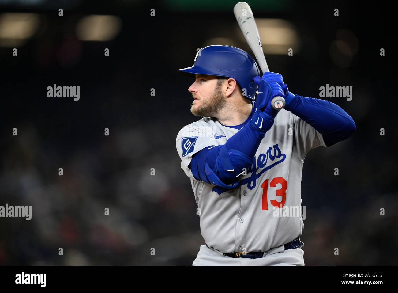 Los Angeles Dodgers' Max Muncy in action during a baseball game against ...