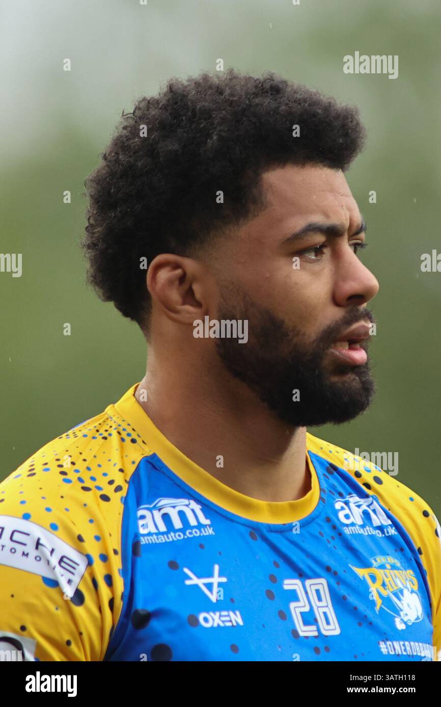 Leeds, UK. 18th Apr, 2025. AMT Headingley Rugby Stadium, Leeds, West ...