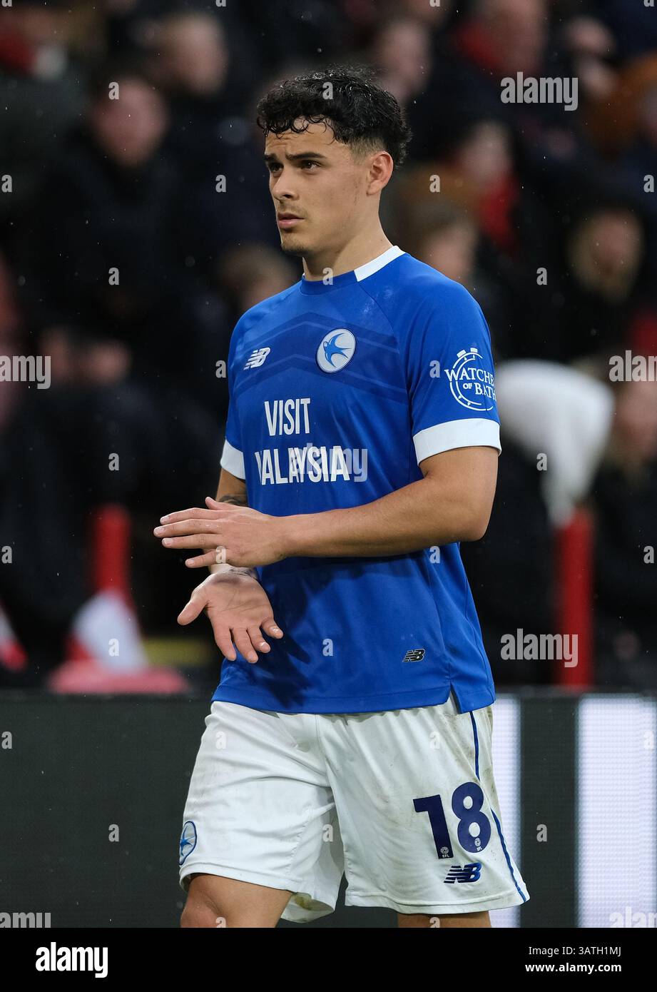Bramall Lane, Sheffield, UK. 18th Apr, 2025. EFL Championship Football ...