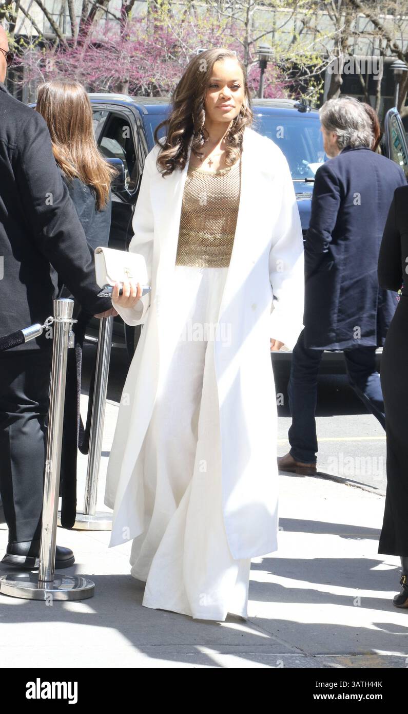 April 17, 2025 Audra Day attend Ralph Lauren Collection 2025 Fall Show ...