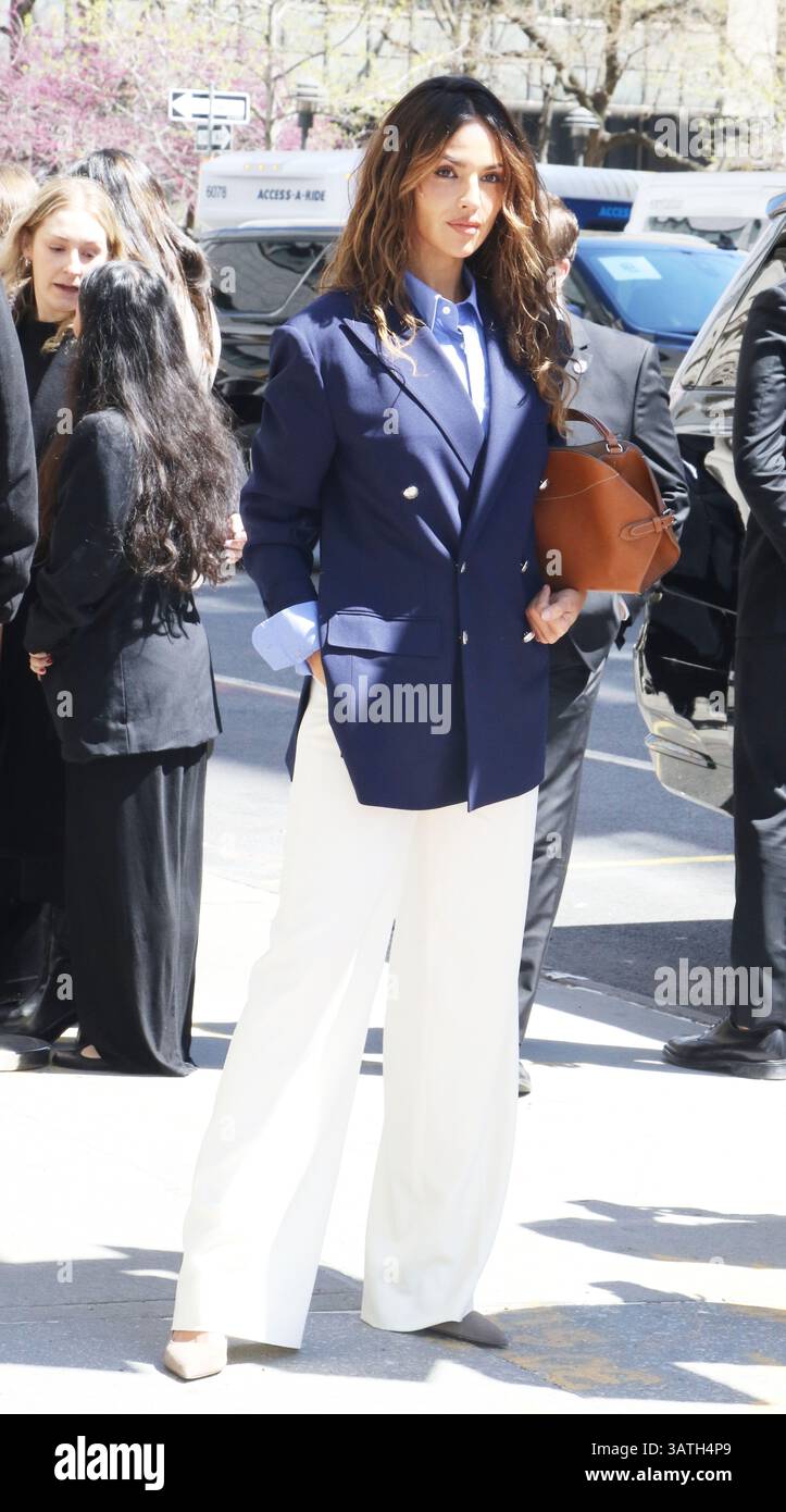 April 17, 2025 Eiza Gonzalez attend Ralph Lauren Collection 2025 Fall ...