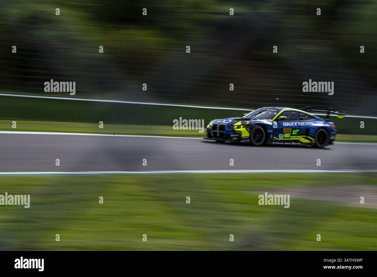 Imola, Italy. 18th Apr, 2025. Team WRT, BMW M4 LMGT3, Ahmad Al Harthy ...