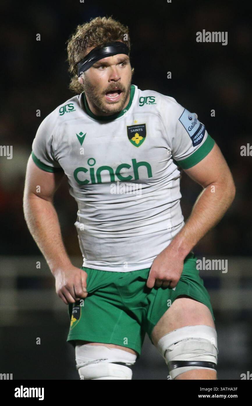 Northampton Saint's Angus Scott-Young during the Gallagher Premiership ...