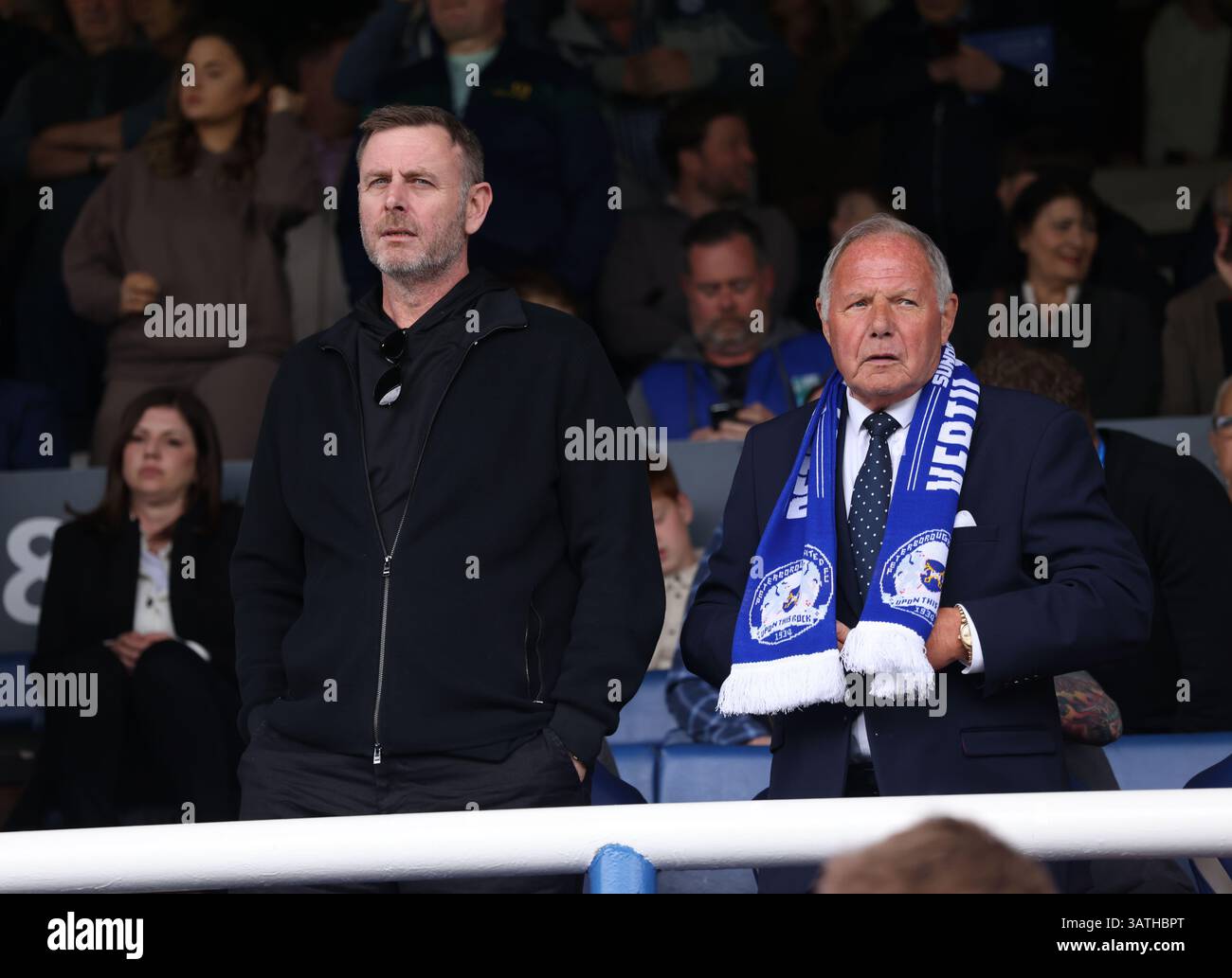 Peterborough, UK. 18th Apr, 2025. Darragh MacAnthony (Peterborough Utd ...