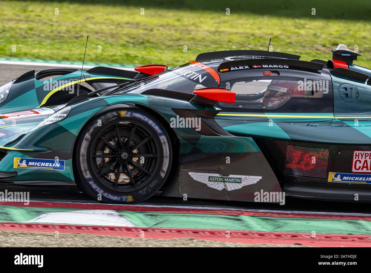 Aston Martin Thor Team, Aston Martin Valkyrie, Alex Riberas, Marco Sorensen during WEC - 6 Hours ...