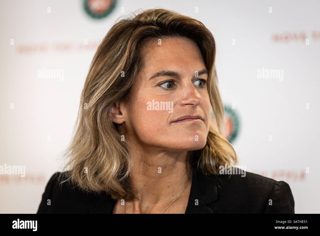 Paris, France, France. 17th Apr, 2025. French Open Director Amelie ...