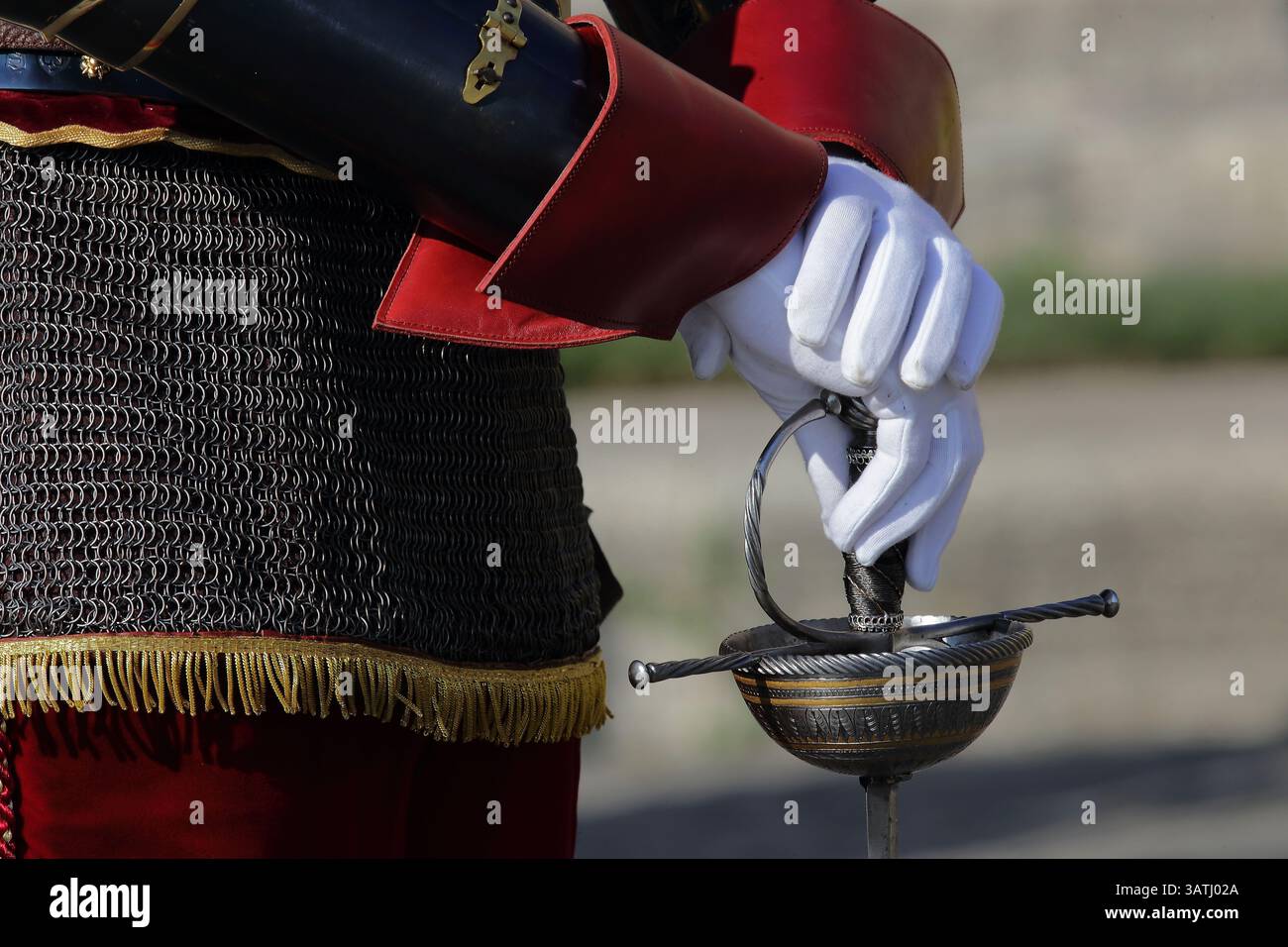 March 27, 2016 - Vatican City State (Holy See) - A member of the Swiss ...