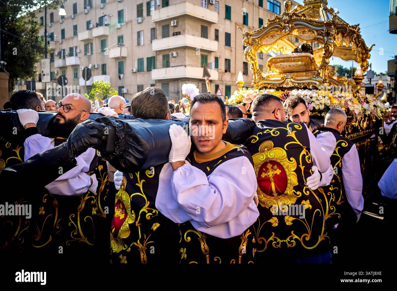 Processione del VenerdÃ Santo a Palermo PALERMO, ITALY - APRIL 18 ...