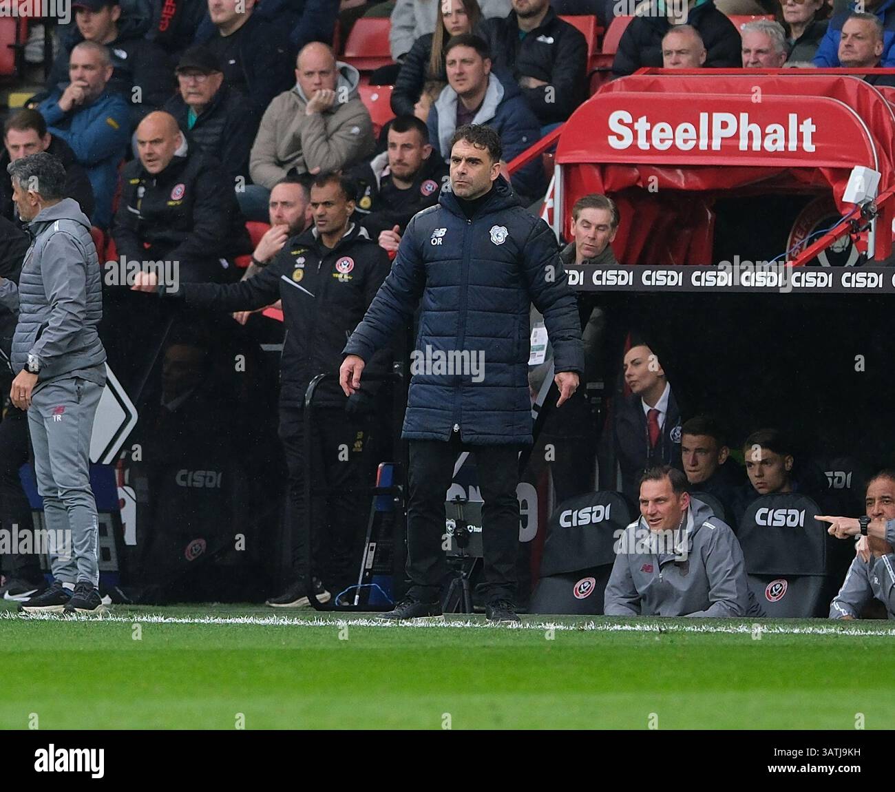 Bramall Lane, Sheffield, UK. 18th Apr, 2025. EFL Championship Football ...