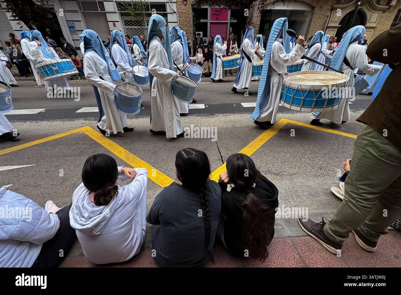 Good Friday processions in Zaragoza, Spain Stock Photo - Alamy