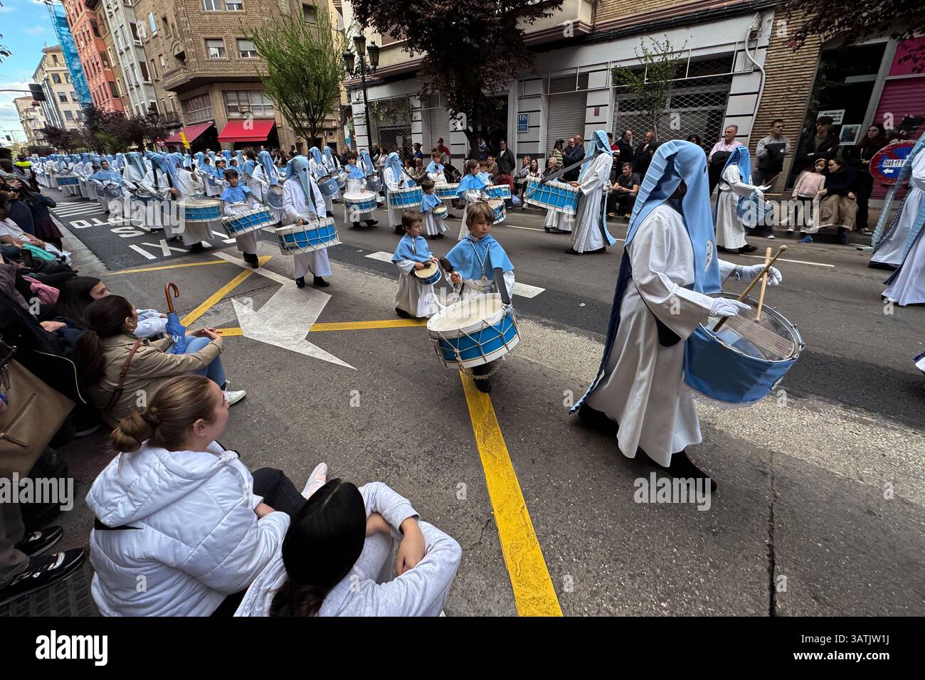 Good Friday processions in Zaragoza, Spain Stock Photo - Alamy