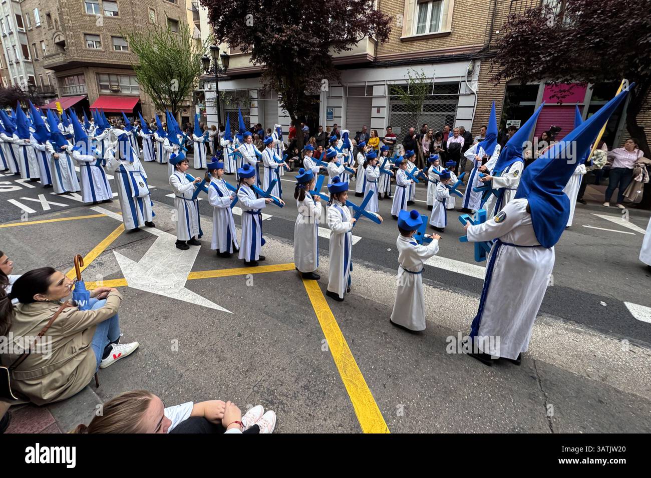 Good Friday processions in Zaragoza, Spain Stock Photo - Alamy